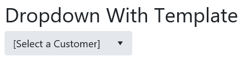Telerik: Dropdown with Template | TechMbaBi