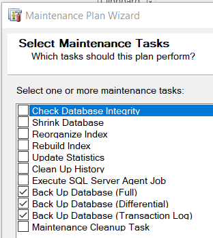 SQL Server: Maintenance Plan | TechMbaBi